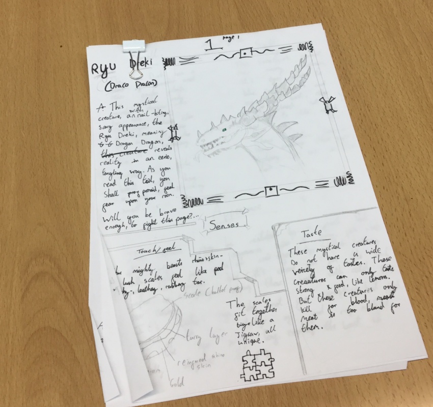 Owl Class Dragonology homework | St John The Baptist CE Primary School ...