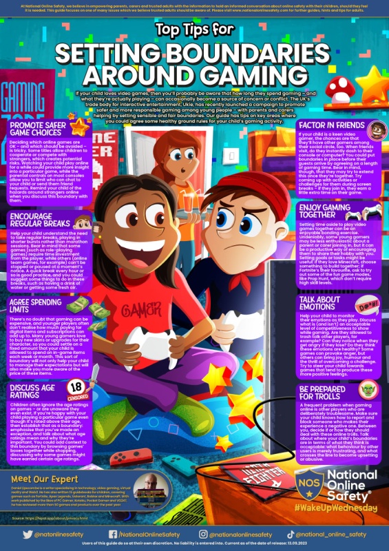 Online Safety – Setting boundaries around gaming | St John The Baptist ...